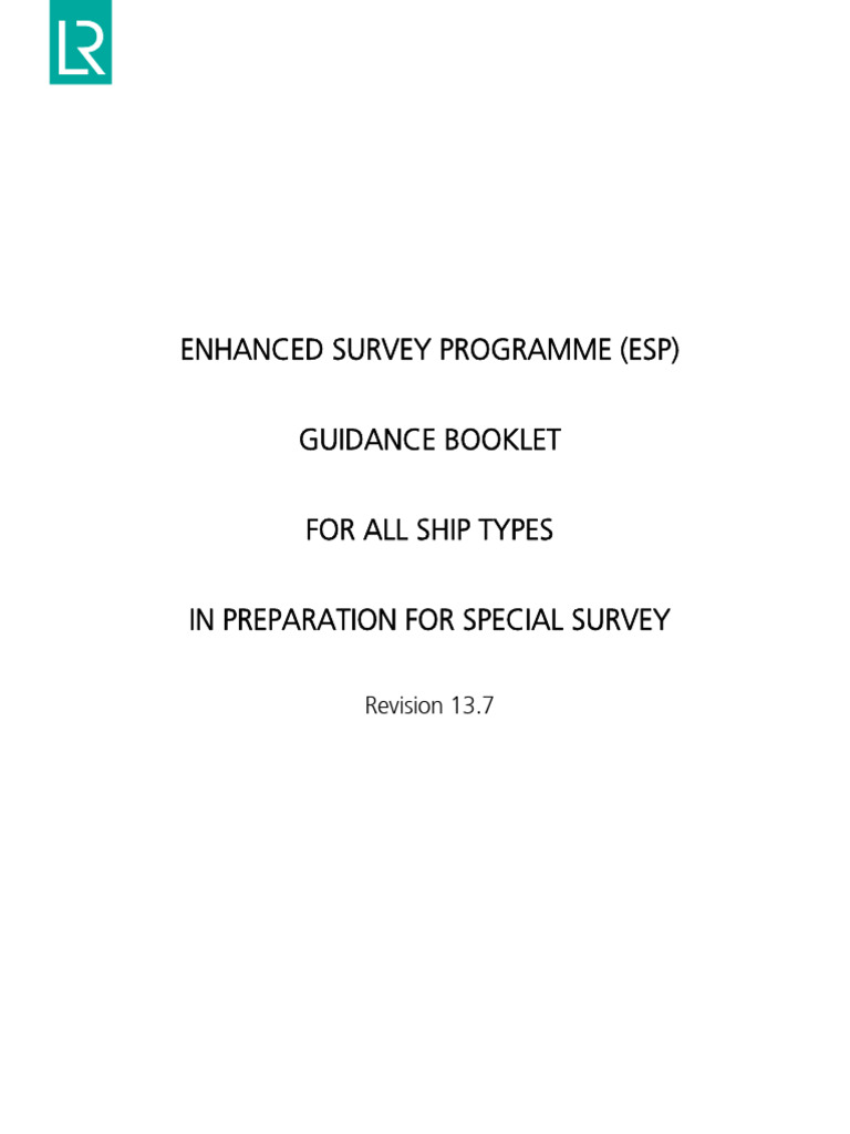 Enhanced Survey Programme Guidelines | PDF | Oil Tanker | Ships