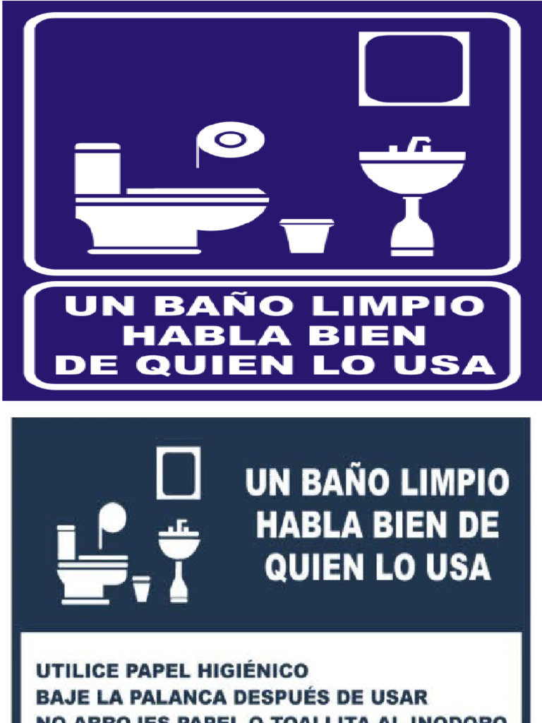 Infografia Del Uso de Baños | PDF