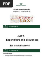 TAX228 - Capital Allowances - Recoupment 2025 | PDF | Tax Deduction | Taxes