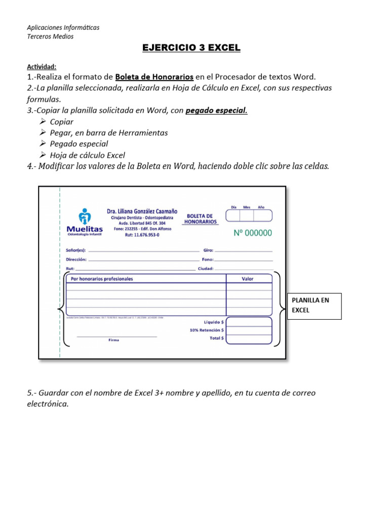 Ejercicio 3 Excel | PDF