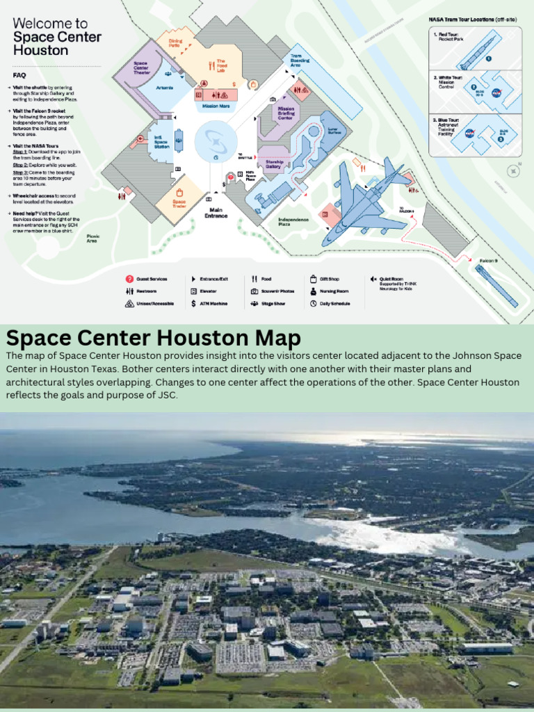 Space Center Houston Visitor Map | PDF