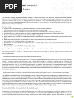 The Intelligent Investor | PDF | Cost Of Living | Investing