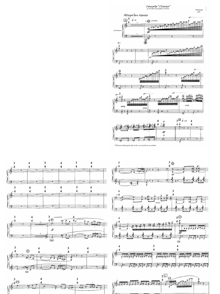 Majkusiak Concerto Classico | PDF