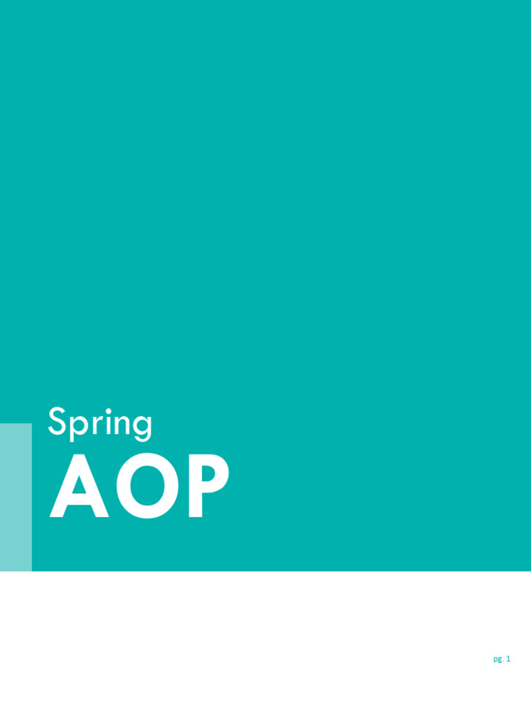 Spring Aop | PDF | Class (Computer Programming) | Method (Computer ... Spring Aop | PDF | Class (Computer Programming) | Method (Computer ...