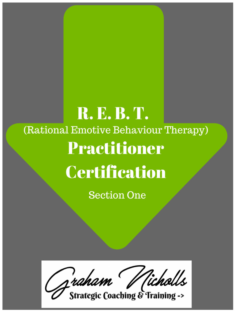 REBT Workbook Section 1 | PDF | Rational Emotive Behavior Therapy ...
