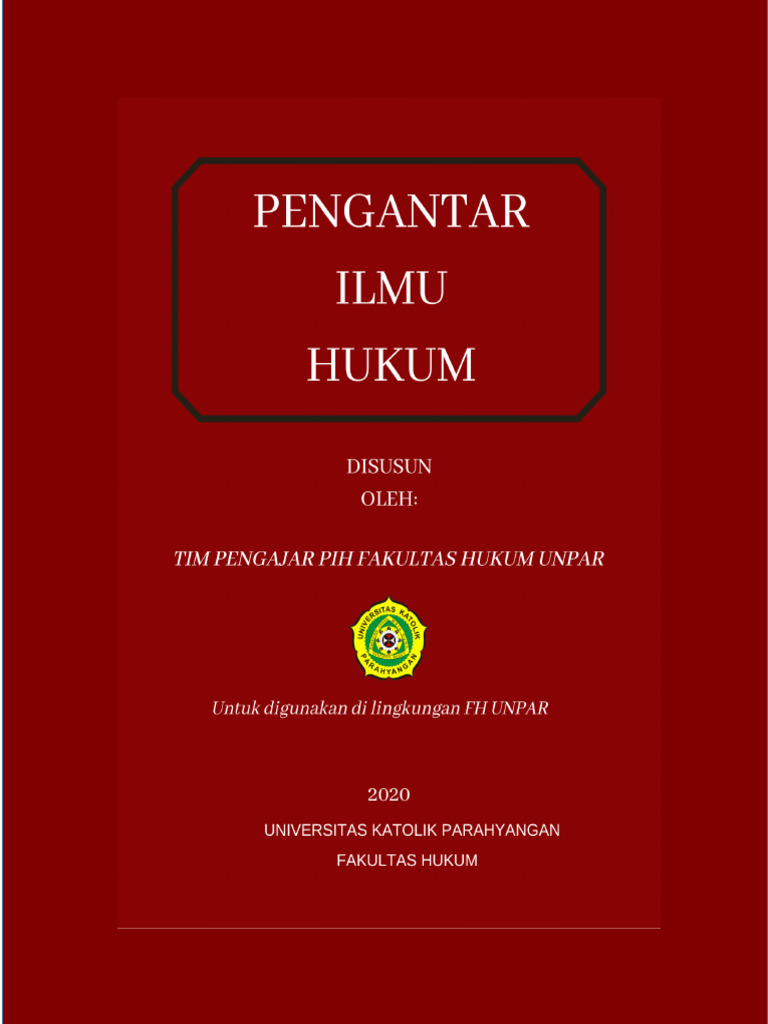 Diktat PIH Lengkap 12 Sept 2020 | PDF