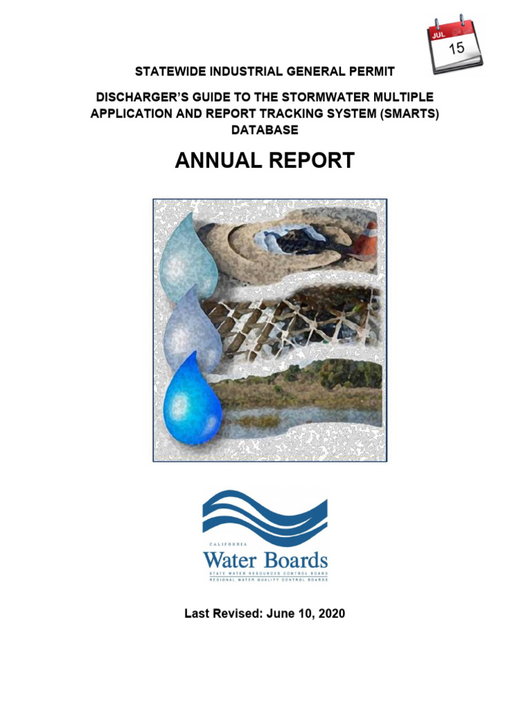 Annual Report1920 Smarts Helpguide | PDF | Clean Water Act | Stormwater