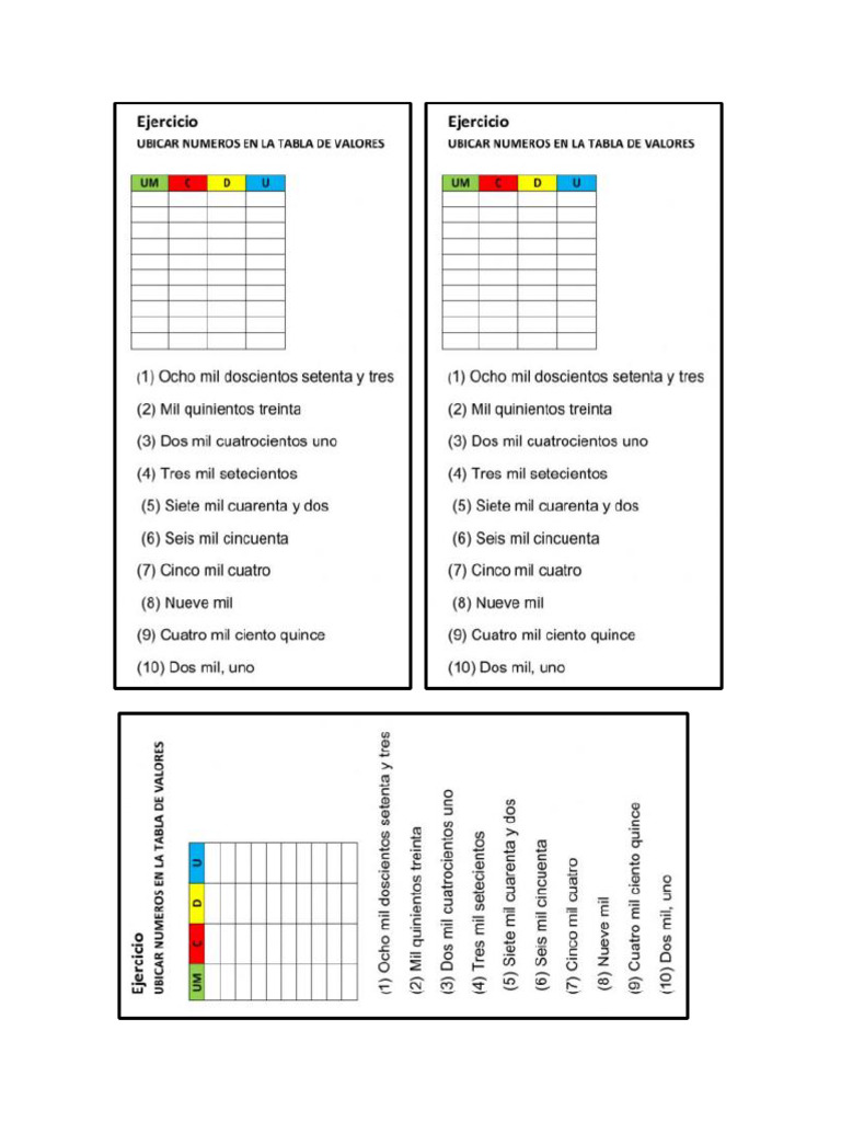 Valor Posicional | PDF