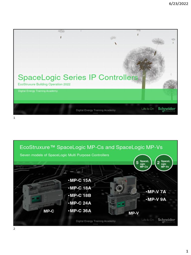 01b SpaceLogic IP Controllers May2022 v02 HANDOUT | PDF | Relay | Sensor