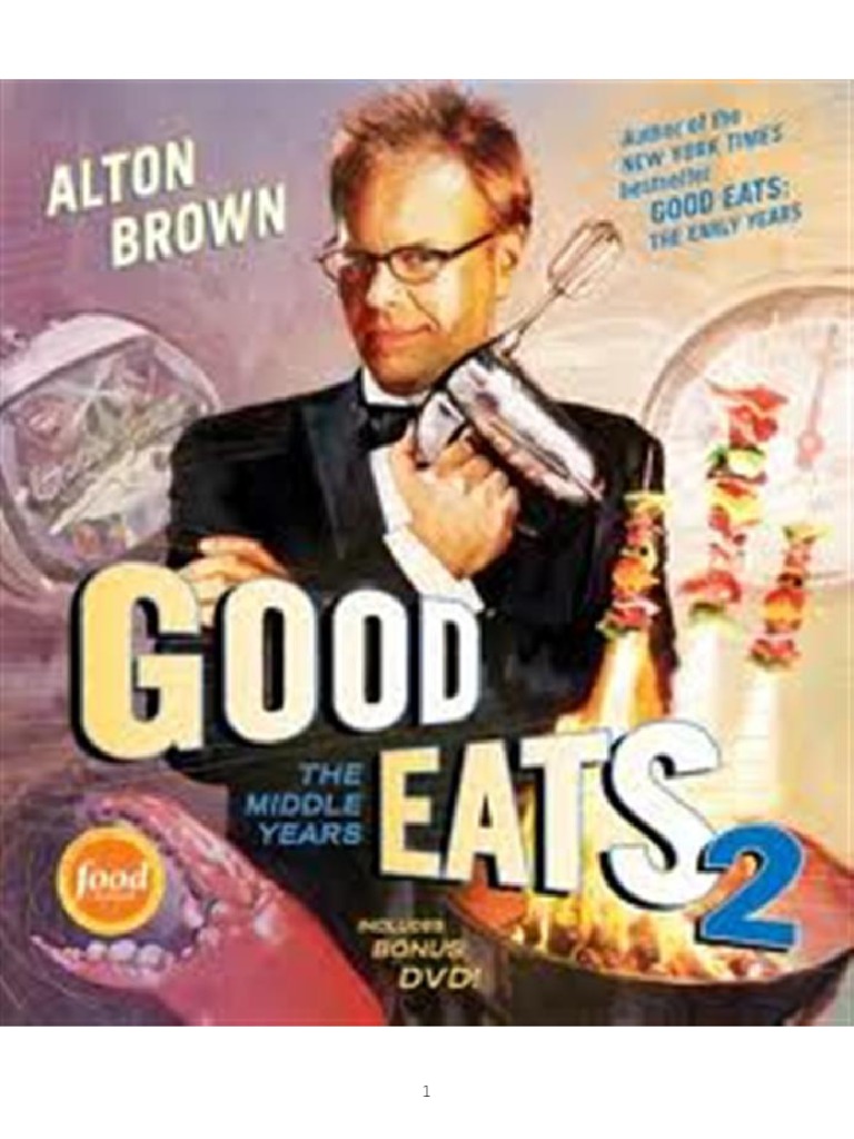 Good Eats - Recipes - Complete | PDF