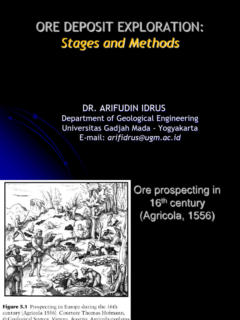 Stages and Methods of Exploration | PDF | Ore | Mining