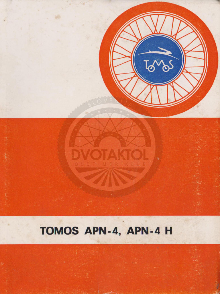 Katalog Nadomestnih Delov Tomos Apn 4 Apn 4 H | PDF