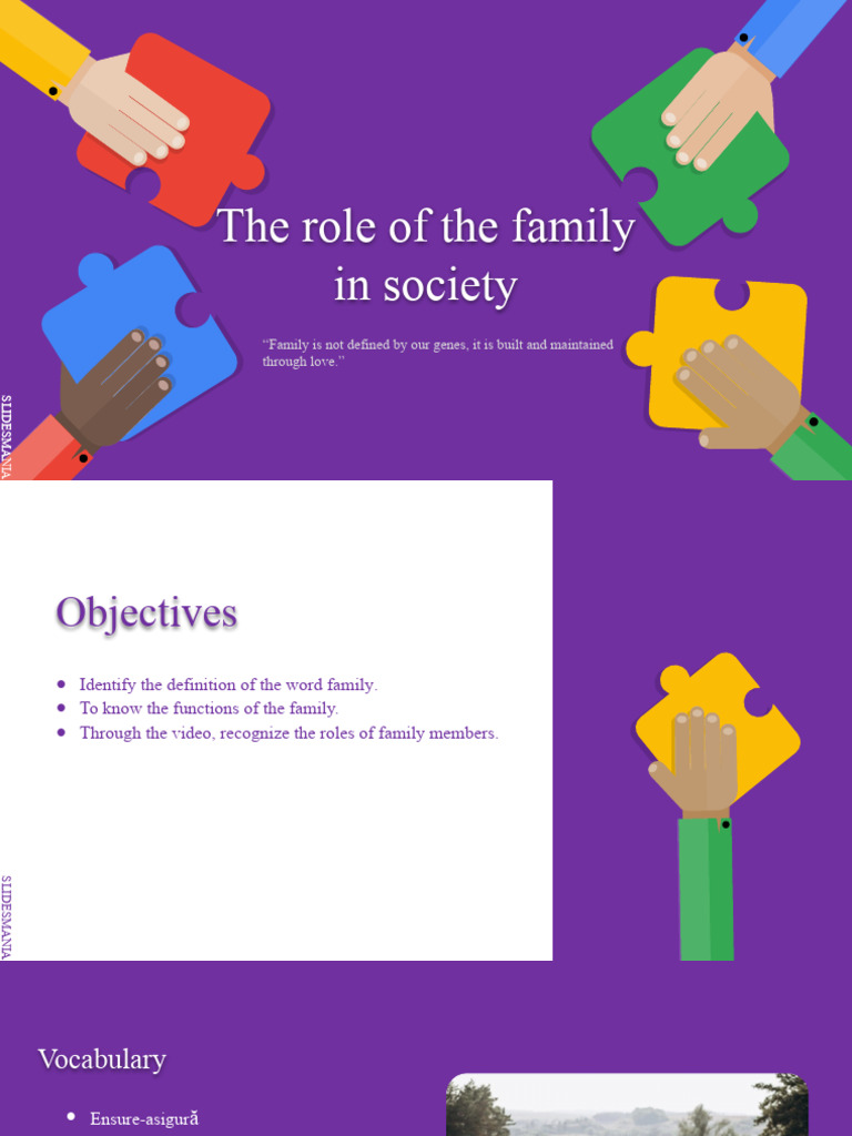 The Role of The Family in Society | PDF | Society | Cognitive Science