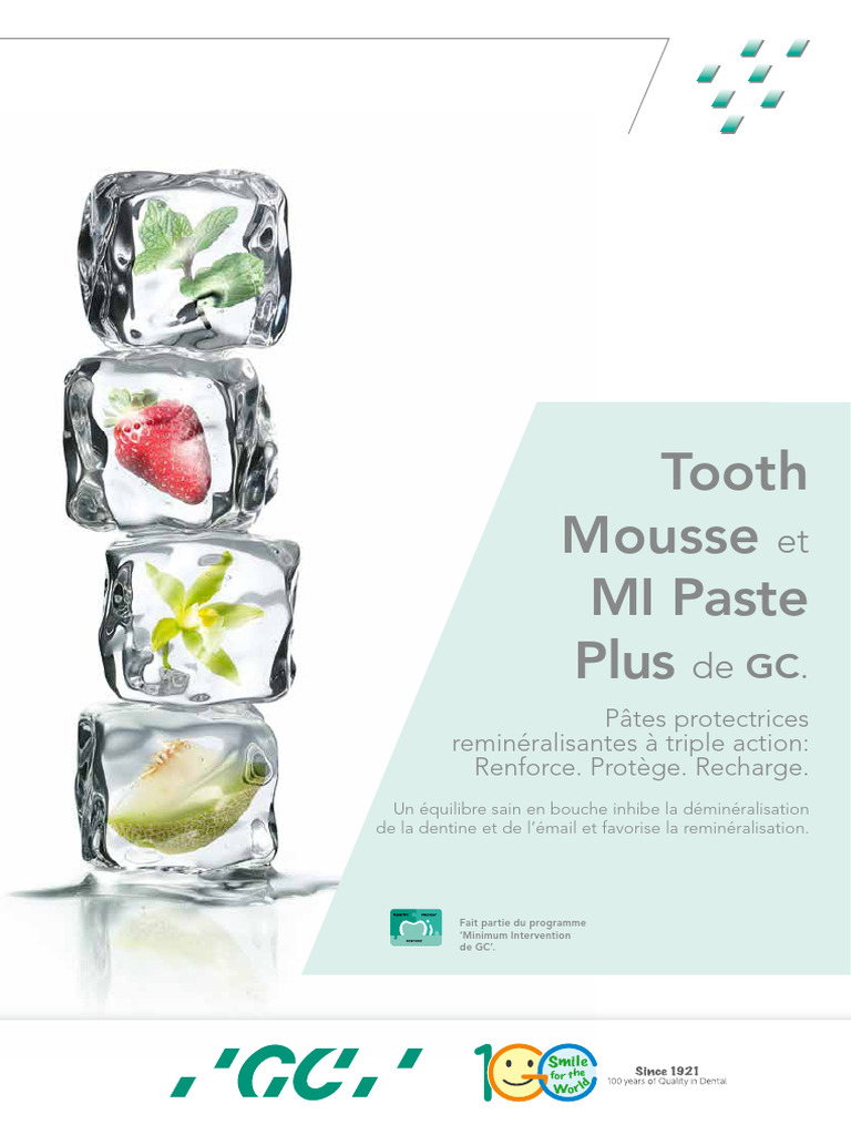 LFL Tooth Mousse - MI Paste Plus FR-FR | PDF | Fluor | Émail dentaire