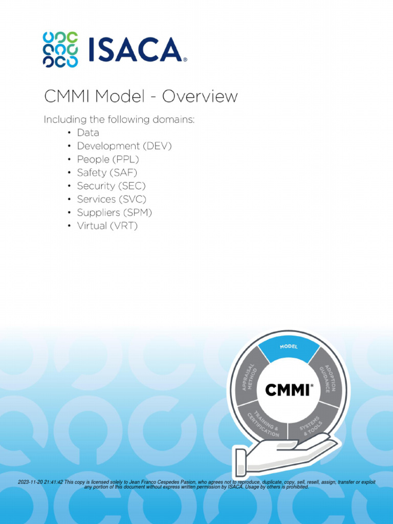 CMMIModelV3 0 | PDF | Information | Copyright