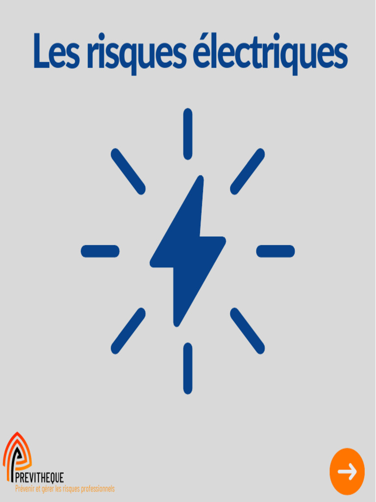 Prévention des Risques Électriques au Travail | PDF | Risque | Sécurité