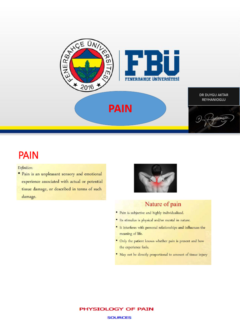 2) Pain | PDF | Pain | Axon