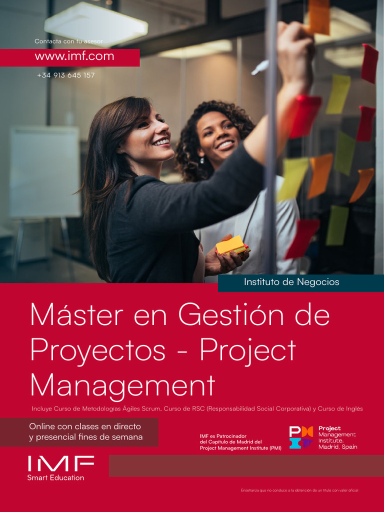 Master Project Management | PDF | Gestión de proyectos | Profesional en ...