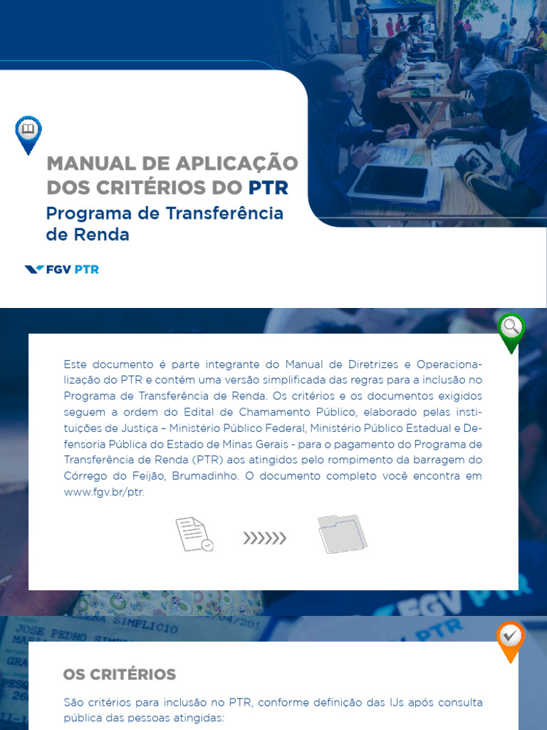 Manual de Aplicacao Dos Criterios Do PTR | PDF