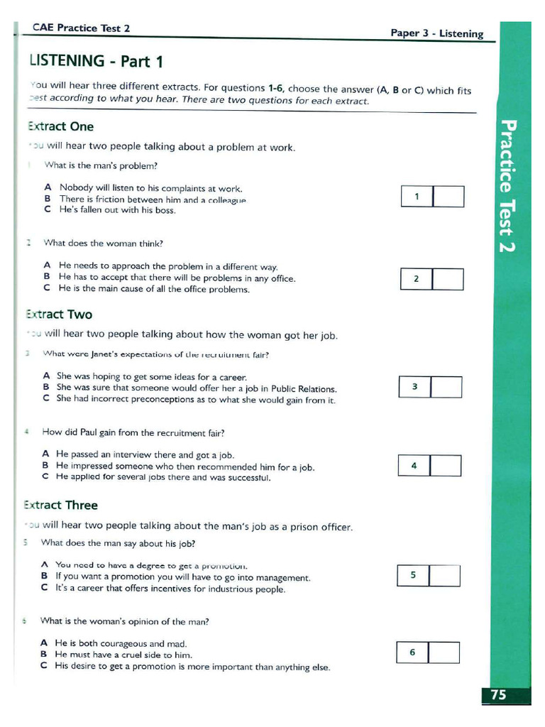 Mock 3 Listening | PDF