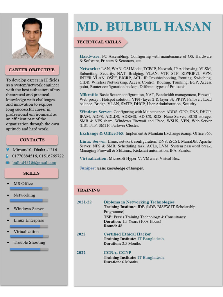 Md. Bulbul Hasan | PDF | Computer Network | Virtual Private Network