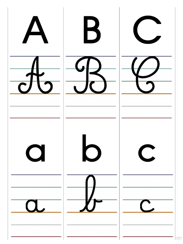 Frise Murale Alphabet A3 | PDF