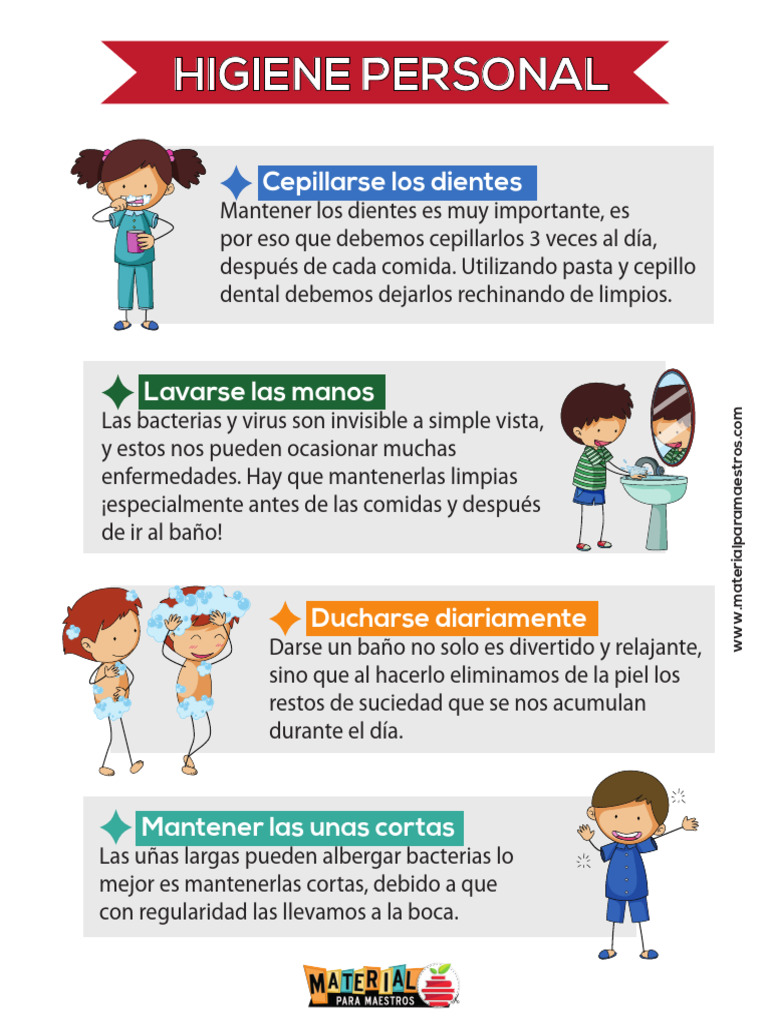 Higiene Personal | PDF | Higiene | Lavado de manos