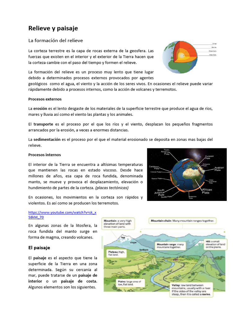 Relieve y Paisaje | PDF | Clima | Río