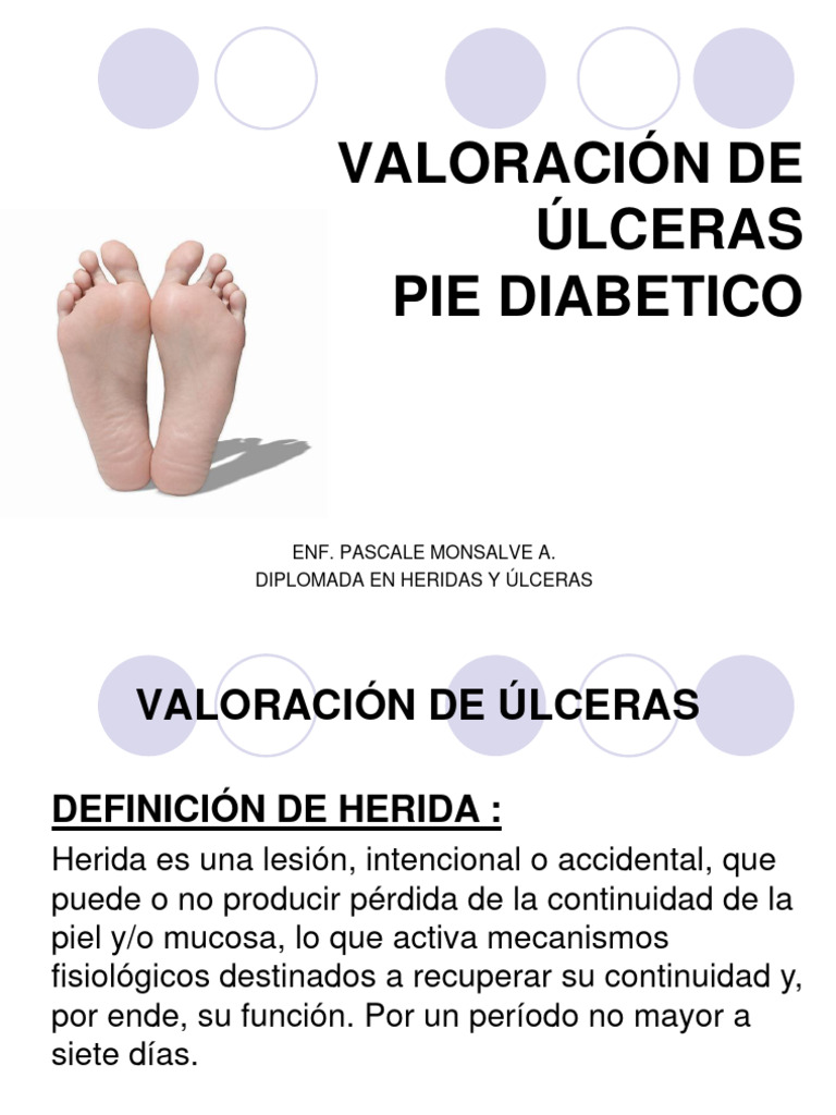 Evaluación de Úlceras en Pie Diabético | PDF | Herida | Curación