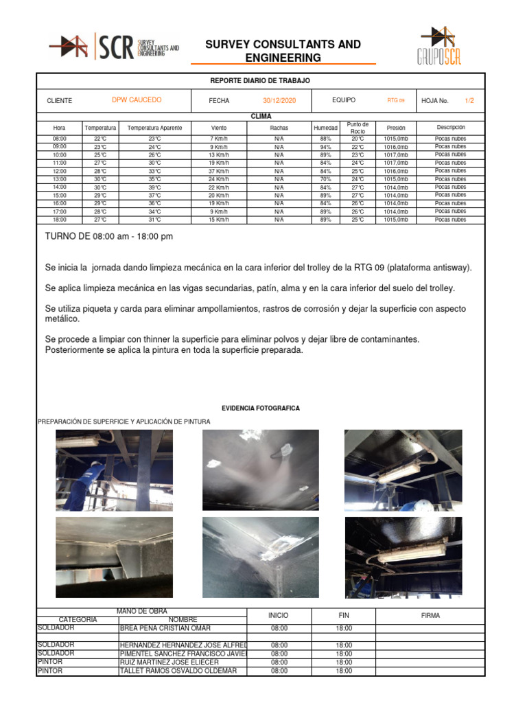 Reporte Diario 30-12-2020 RTG 09 | PDF | Geografía Física