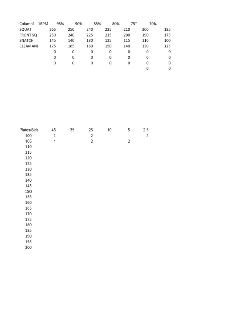 Phase 1 Work Out Cross Fit | PDF | Weight Training | Athletic Sports