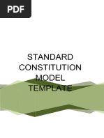 Sample Constitution For A Community Group | PDF | Committee | Government