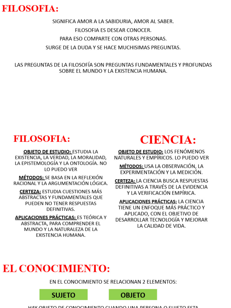 FILOSOFIA | Descargar gratis PDF | Conocimiento | Empirismo