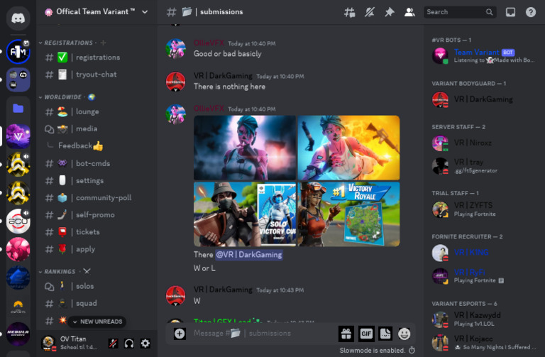 Discord #? Submissions Offical Team Variant ™ | PDF