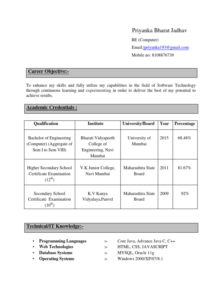 0123 - Priyanka Bharat Jadhav | PDF | Java (Programming Language) | My Sql