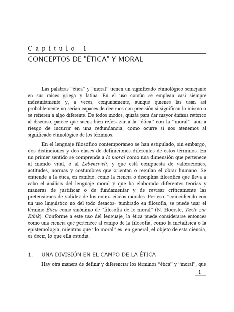 Conceptos de Etica y Moral | PDF | Moralidad | Immanuel Kant