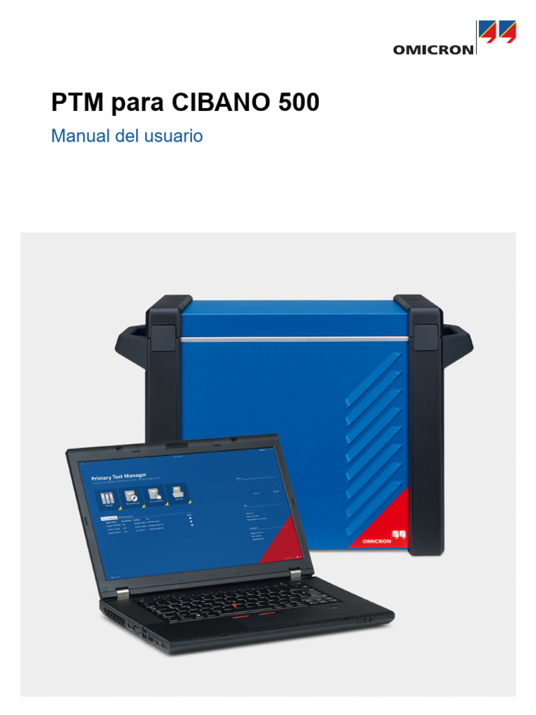 Cibano 500 PTM User Manual Esp | PDF | Ingenieria Eléctrica | Electricidad