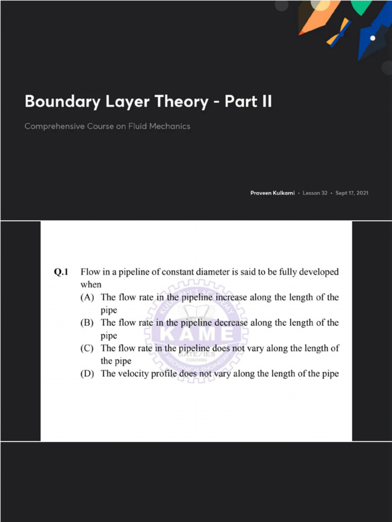 Boundary Layer Theory Part Ii Pdf