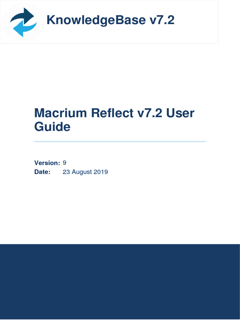 Macrium Reflect v7 2 User Guide | PDF | Computer File | Backup