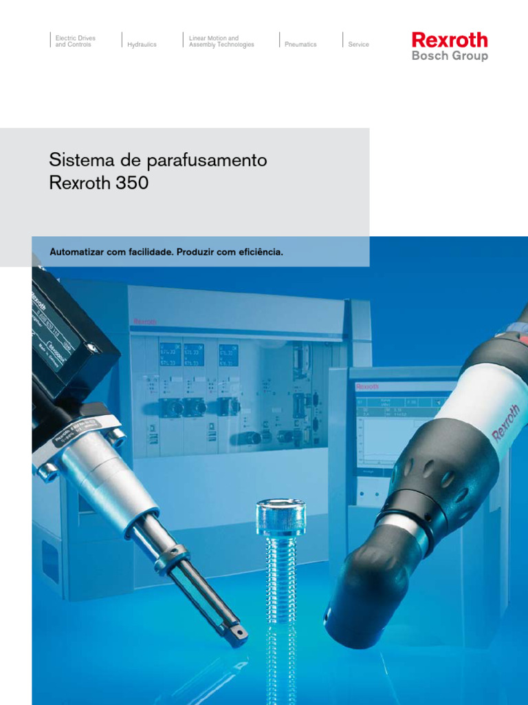 Sistema de Parafusamento Rexroth 350 | PDF