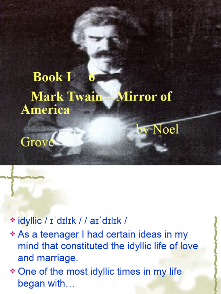 Text Lesson 6 Mark Twain Mirror of America | PDF | The Adventures Of ...
