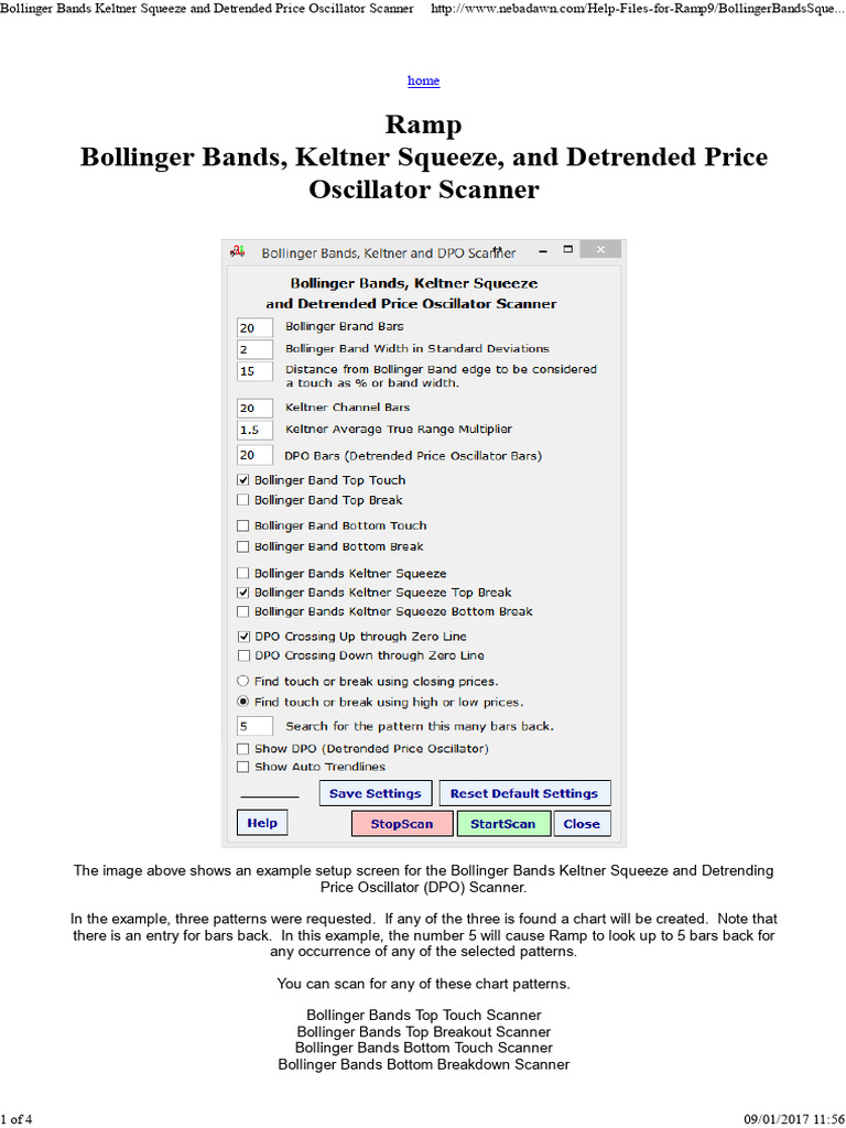 Bollinger Bands Keltner Squeeze and Detrended Price Oscillator Scanner ... Bollinger Bands Keltner Squeeze and Detrended Price Oscillator Scanner ...
