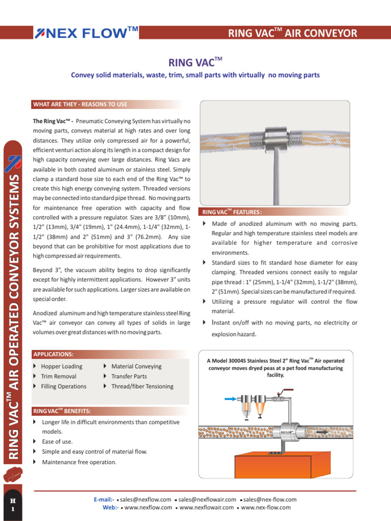 Ring Vac | PDF | Pipe (Fluid Conveyance) | Vacuum