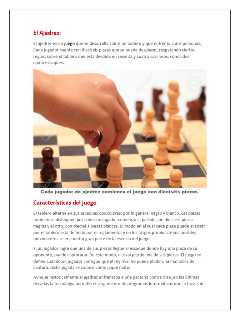 Historia Del Ajedrez | PDF | Ajedrez | Juegos tradicionales