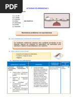 S1 Sesión 9 Descubrimos Patrones Numéricos | PDF | Aprendizaje | Evaluación