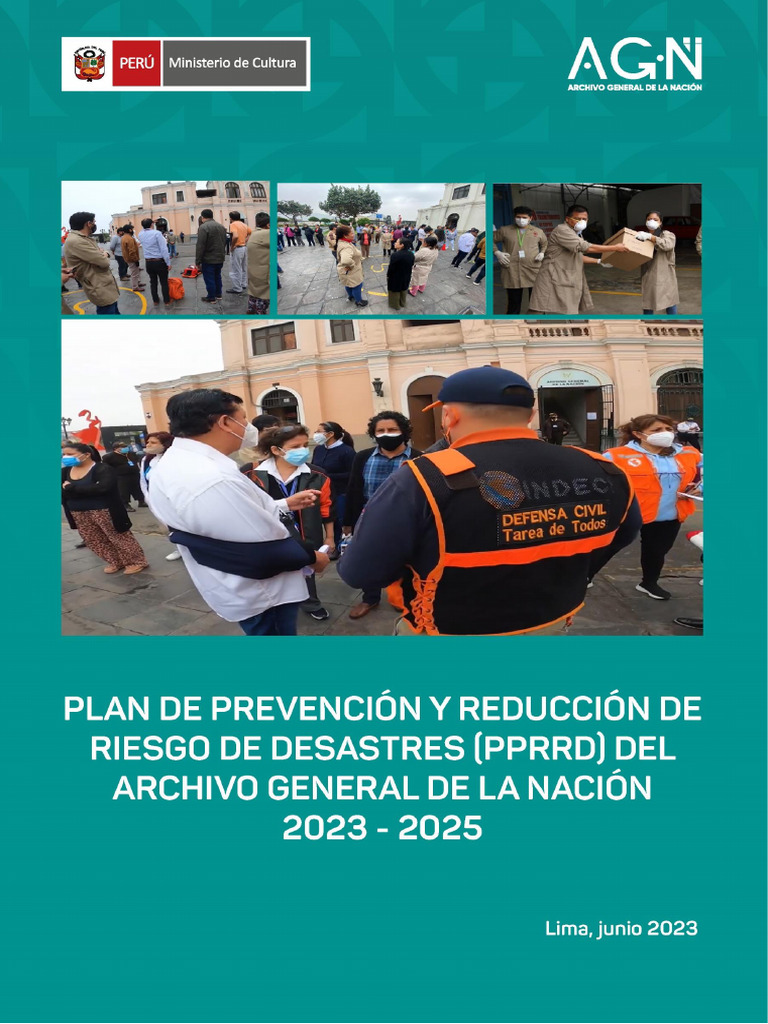 Plan de Prevencion y Reduccion de Riesgo de Desastres PPRRD Del Archivo General de La Nacion ...