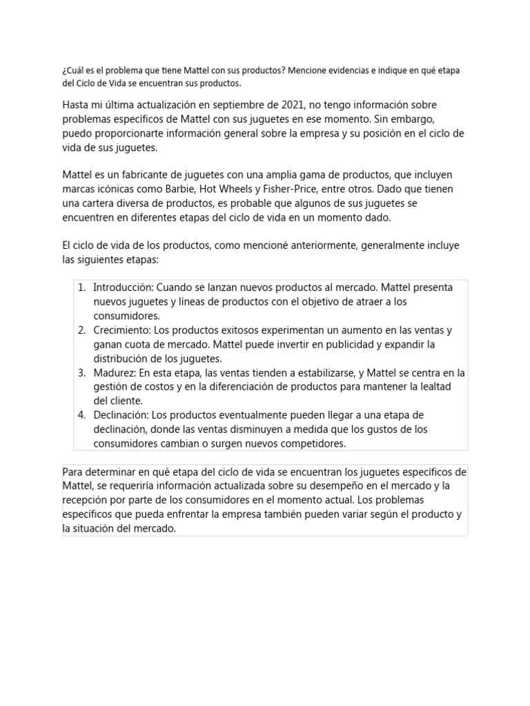 MATTEL | PDF | Marketing | Barbie