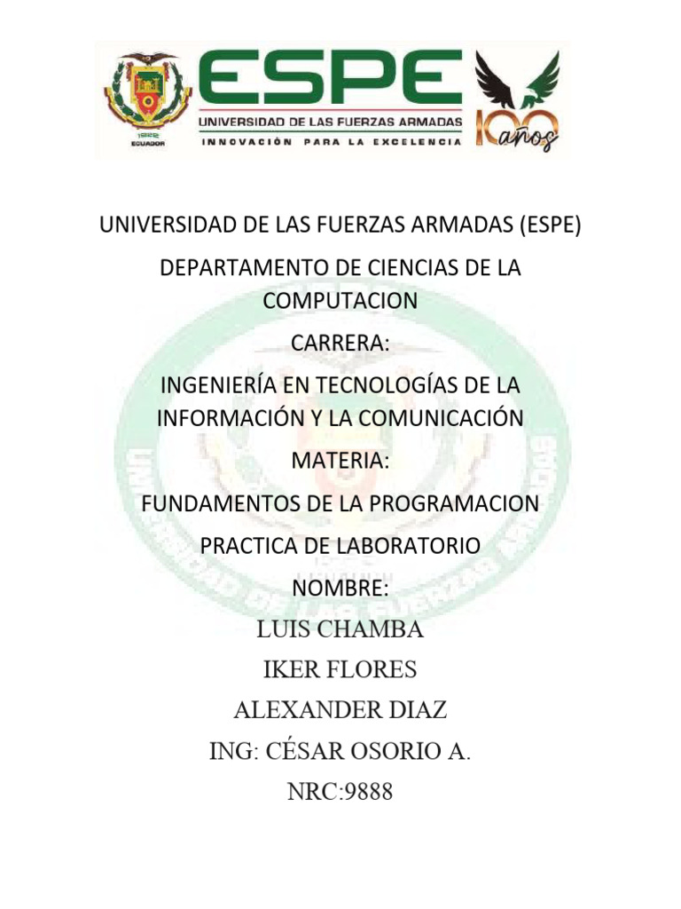 Informe Funciones Python 9888 | PDF | Python (lenguaje de programación) | División (Matemáticas)