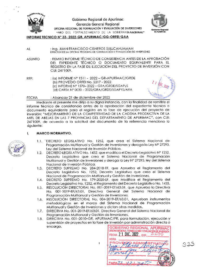 Informe de Consistencia | PDF