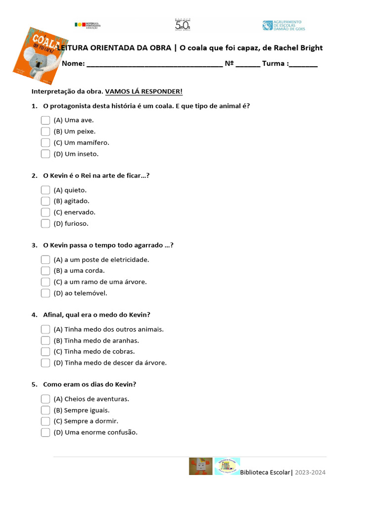 O Coala Que Era Capaz - Exploração | PDF